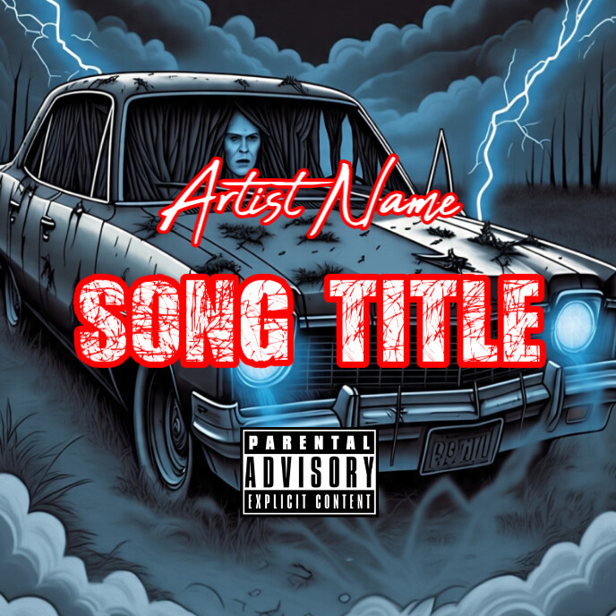 Horror Album Cover Album Cover Template | PosterMyWall