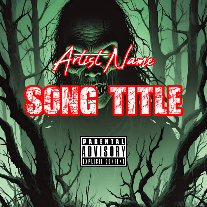 Horror Album Cover Album Cover Template | PosterMyWall