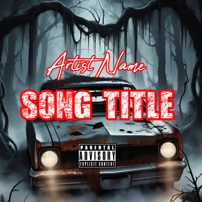 Horror Album Cover Album Cover Template | PosterMyWall