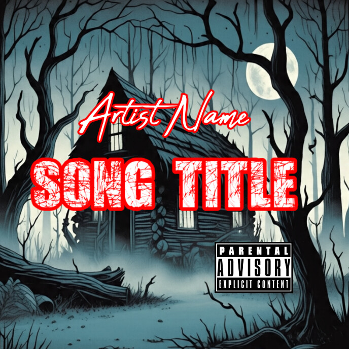 Copy of Horror Album Cover Album Cover | PosterMyWall