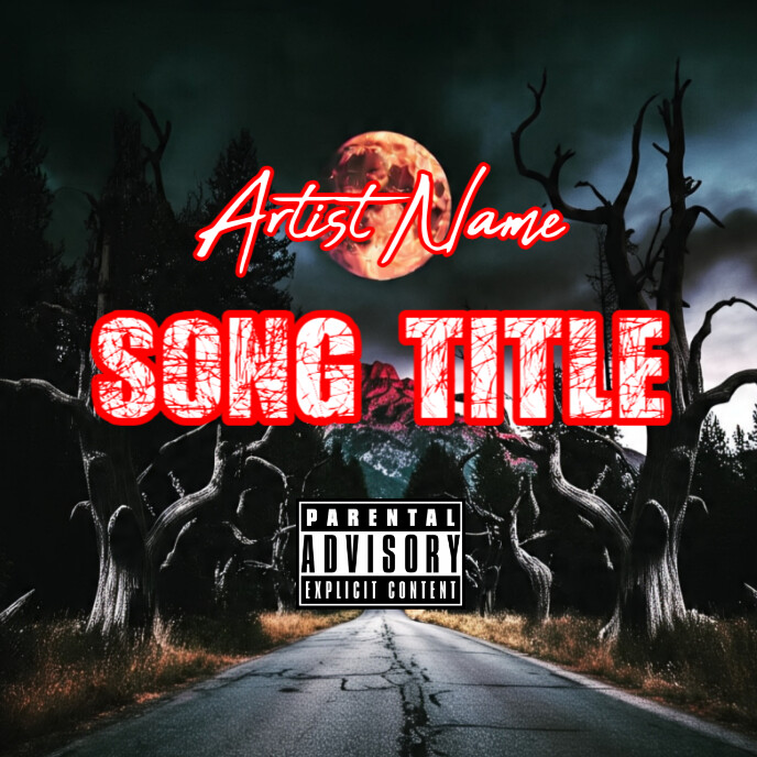 Horror Album Cover Album Cover Template | PosterMyWall