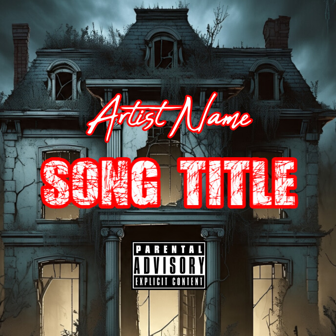 Copy of Horror Album Cover Album Cover | PosterMyWall