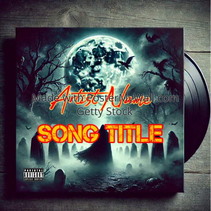 Horror Album Cover Album Cover Template | PosterMyWall