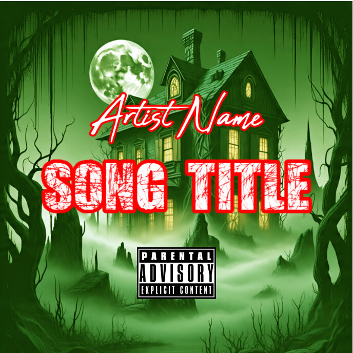 Copy of Horror Album Cover Album Cover | PosterMyWall