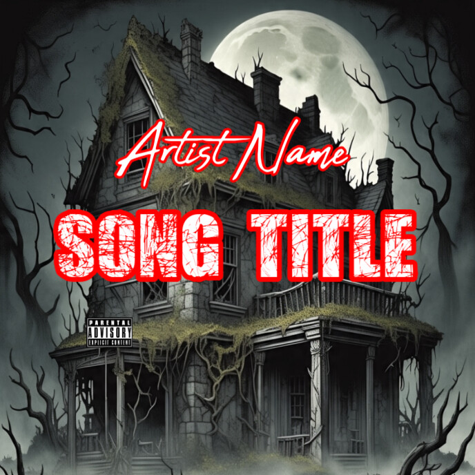 Copy of Horror Album Cover Album Cover | PosterMyWall