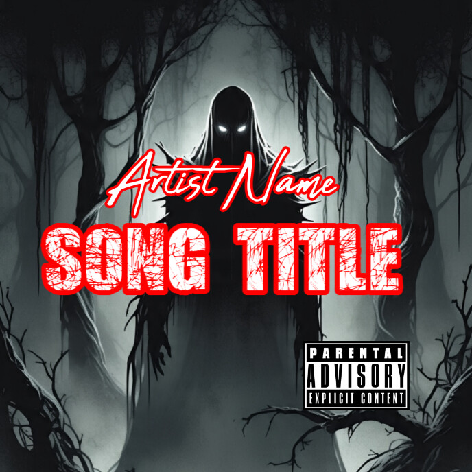 Horror Album Cover Album Cover Template | PosterMyWall