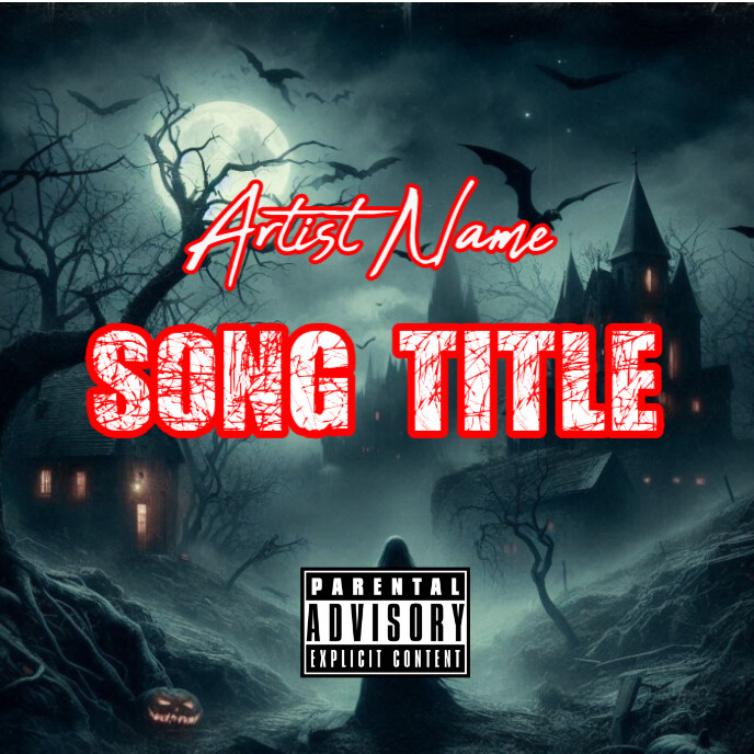 Copy of Horror Album Cover Album Cover | PosterMyWall