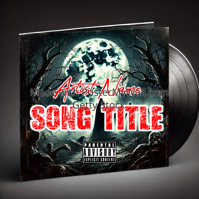 Horror Album Cover Album Cover Template | PosterMyWall