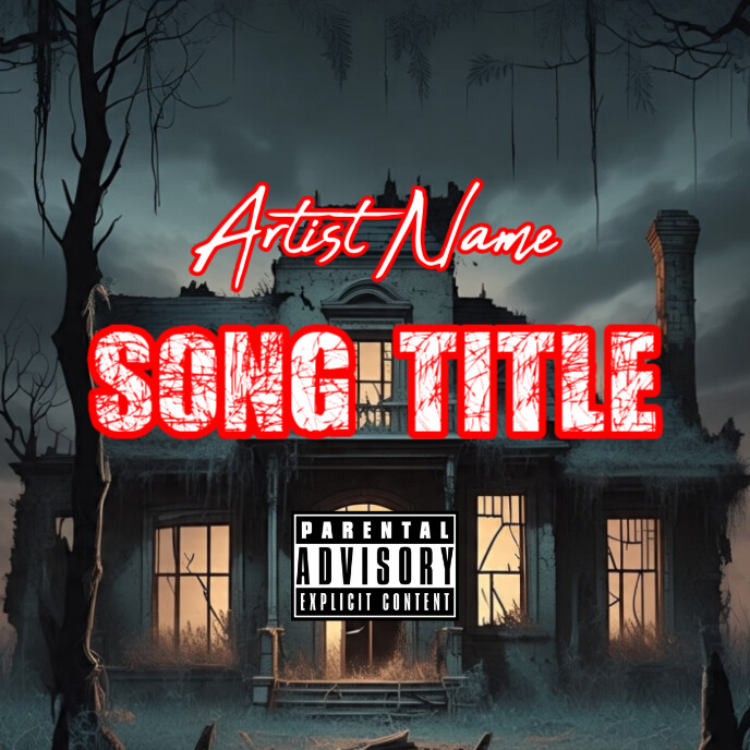 Horror Album Cover Album Cover Template | PosterMyWall