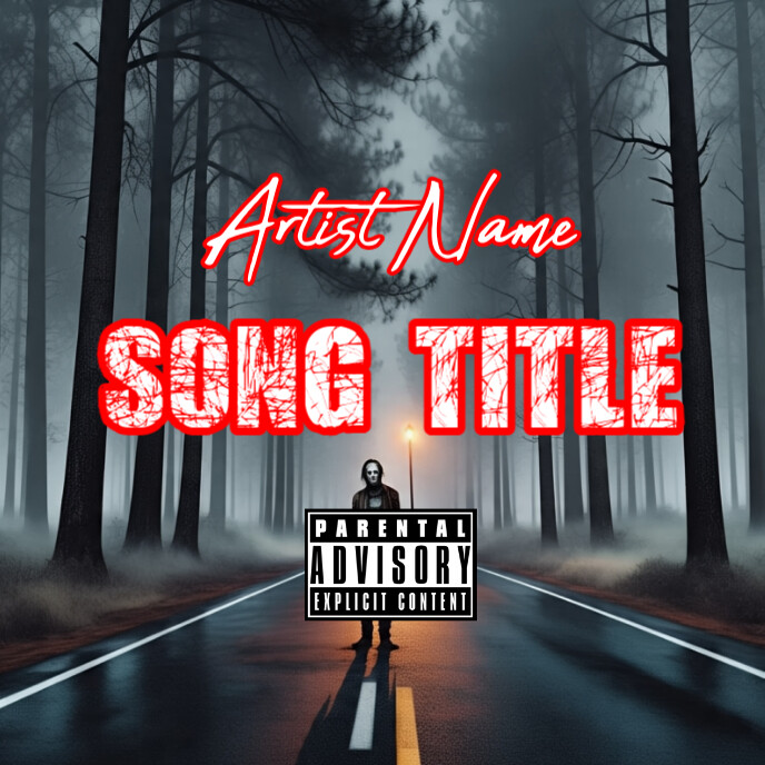 Horror Album Cover Album Cover Template | PosterMyWall