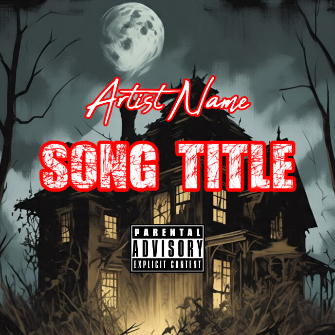 Horror Album Cover Album Cover Template | PosterMyWall