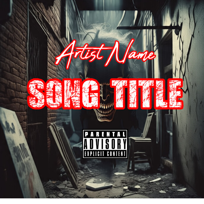 Horror Album Cover Album Cover Template | PosterMyWall