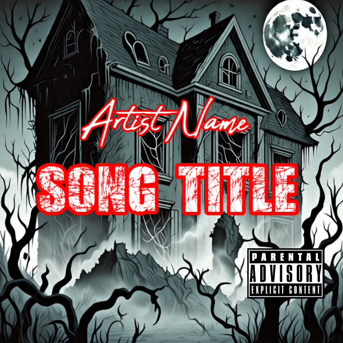 Copy of Horror Album Cover Album Cover | PosterMyWall