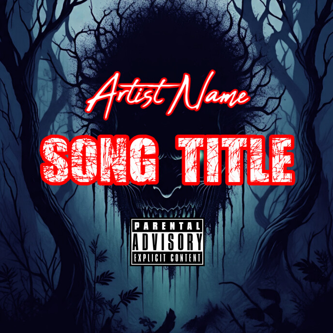 Horror Album Cover Album Cover Template | PosterMyWall