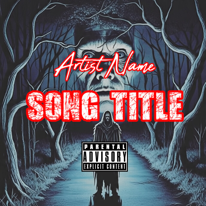 Copy of Horror Album Cover Album Cover | PosterMyWall