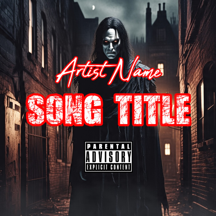 Horror Album Cover Album Cover Template | PosterMyWall