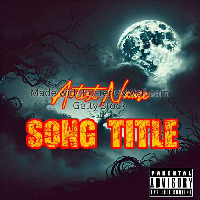 Horror Album Cover Art Album Cover Template | PosterMyWall