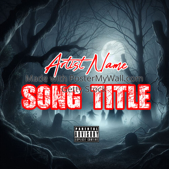 Horror Album Cover Art Album Cover Template | PosterMyWall