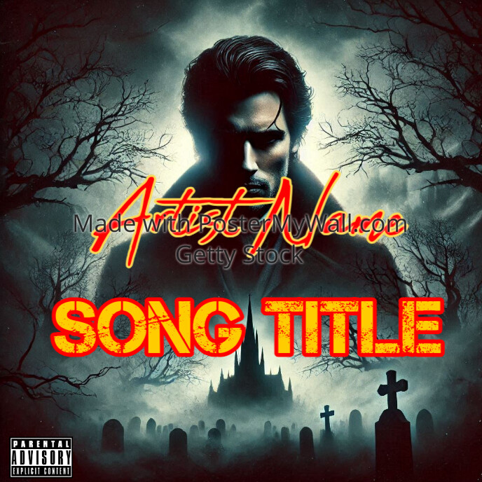horror album cover art Template | PosterMyWall