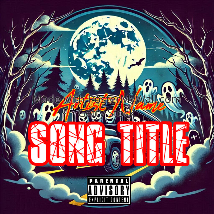 horror album cover art Template | PosterMyWall