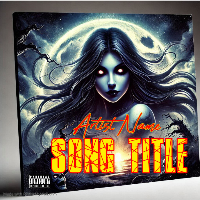 horror album cover art Template | PosterMyWall