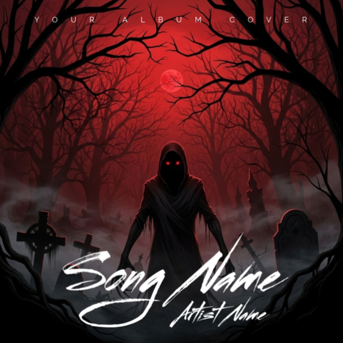 Horror Album Cover Template | PosterMyWall