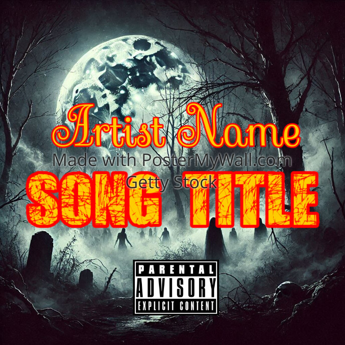 horror album cover Template | PosterMyWall