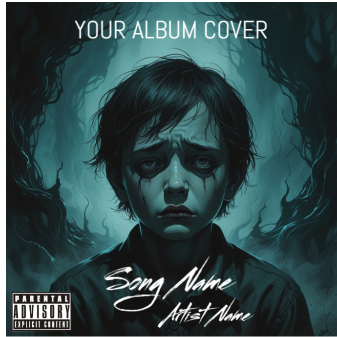 Plantilla de Horror Album Cover | PosterMyWall