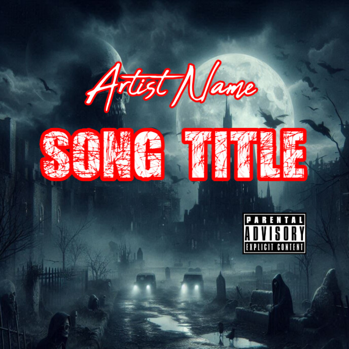 horror album cover Template | PosterMyWall