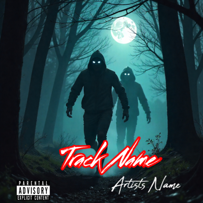 Horror album coverHorror album cover Modelo | PosterMyWall