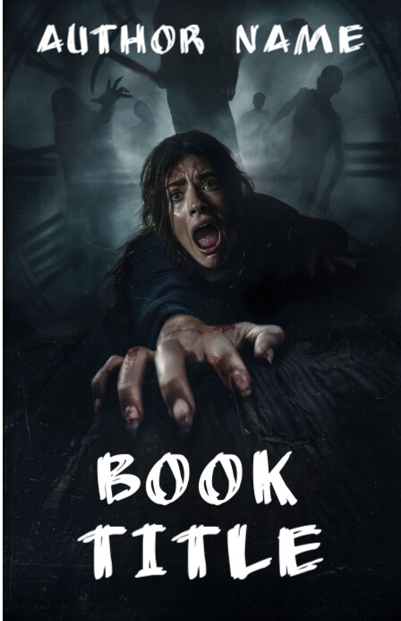 Modèle Horror Book Cover Half Page Wide | PosterMyWall