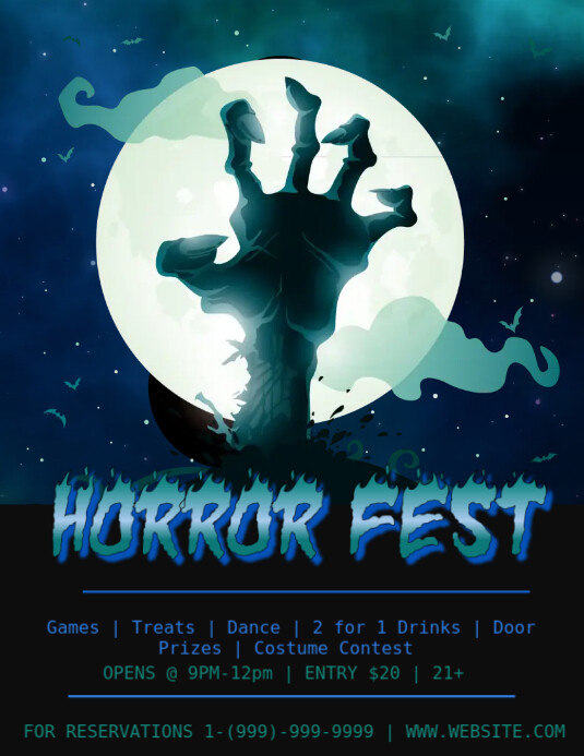 Horror Fest Template | PosterMyWall