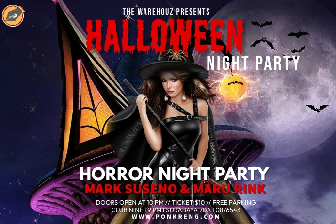 Horror Night Party Template | PosterMyWall