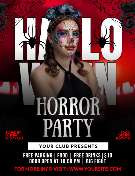 Plantilla de Horror Night Party | PosterMyWall