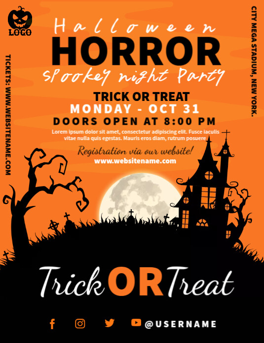 Copy of Horror Spooky Party | PosterMyWall