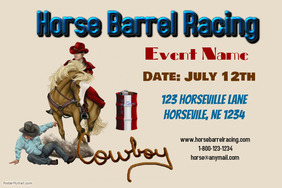 Rodeo Flyer Maker - Use Free Templates! | PosterMyWall