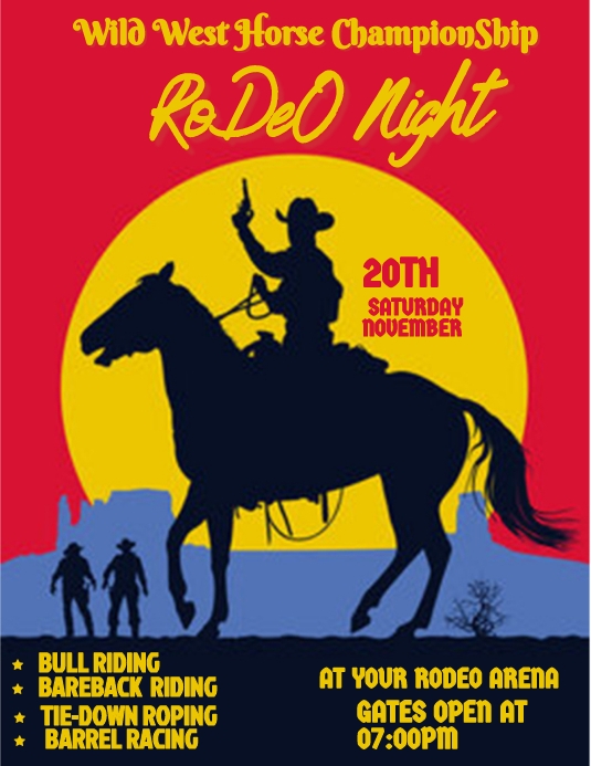 horse race flyer Template | PosterMyWall