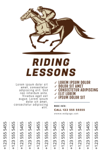RIDING Template | PosterMyWall