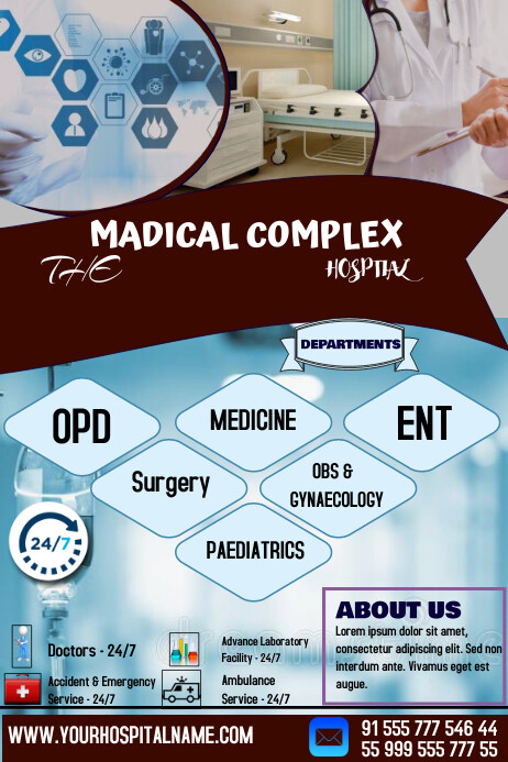 HOSPITAL Template | PosterMyWall