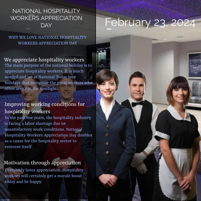 Hospitality Template | PosterMyWall