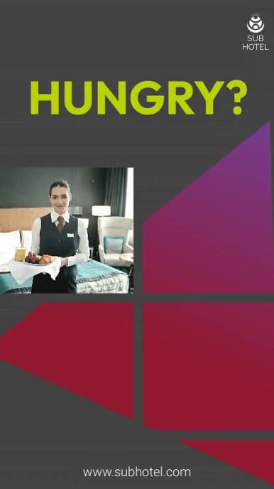 Plantilla de Hospitality Room service | PosterMyWall