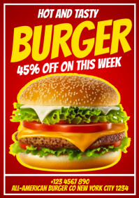 Burger Poster Template | PosterMyWall