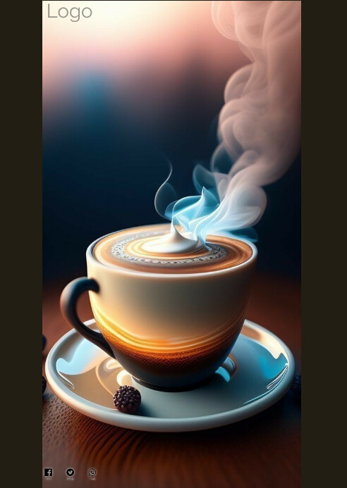 Hot Coffee template | PosterMyWall