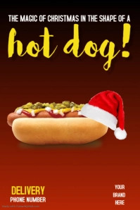 POSTER HOT DOG Template | PosterMyWall