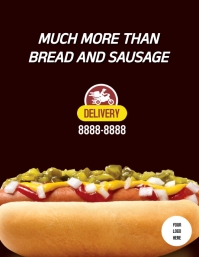 HOT DOG Template | PosterMyWall