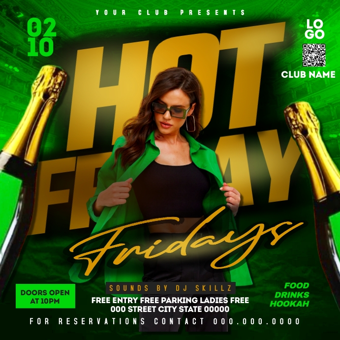 Hot friday Template | PosterMyWall