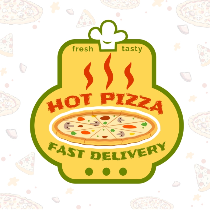 Hot Pizza Logo Template | PosterMyWall