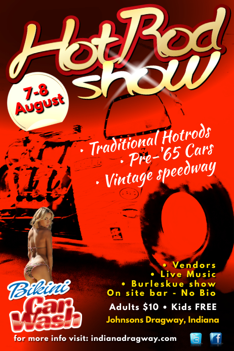 hot rod show poster | PosterMyWall