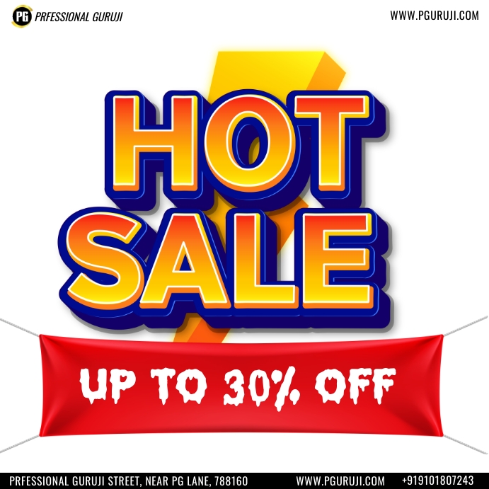 Hot Sale Template | PosterMyWall