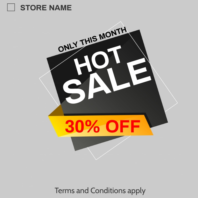 hot sale flyer Template | PosterMyWall